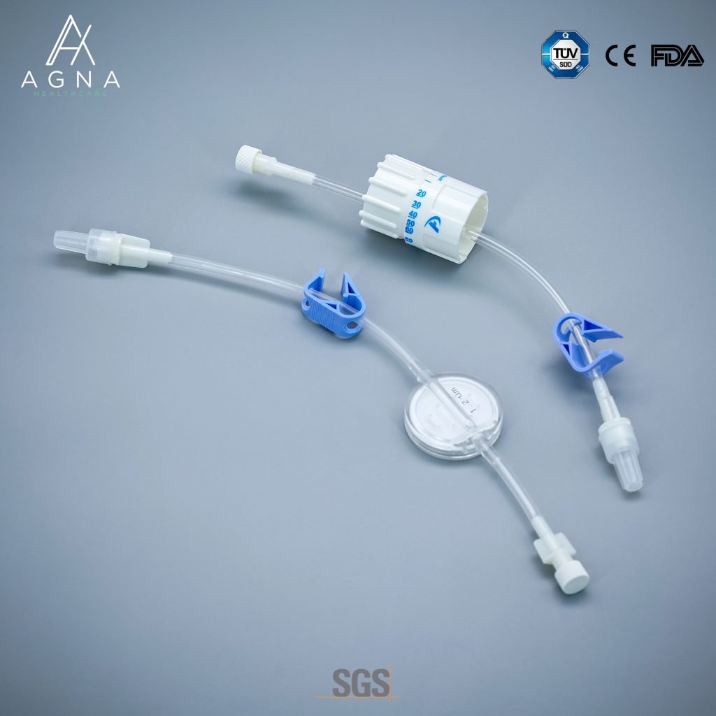 Y Type Safety IV Catheter (Needle Free Connector) - Agna Healthcare